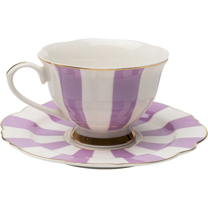 Coffee Cup Harlequin Purple (2/part)