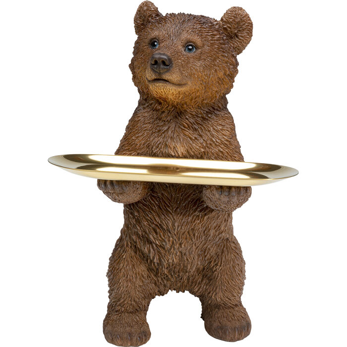 Deco Figurine Butler Standing Bear 35c