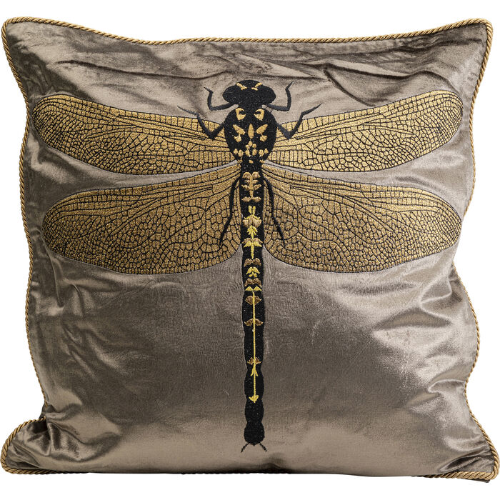 Cushion Glitter Dragenfly Brown 40x40c