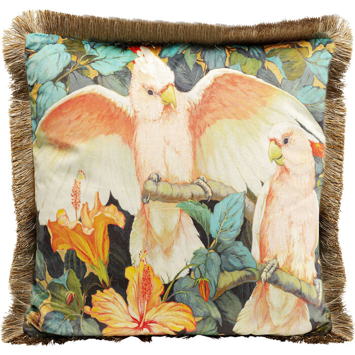 Cushion Parrots Life 45x45cm