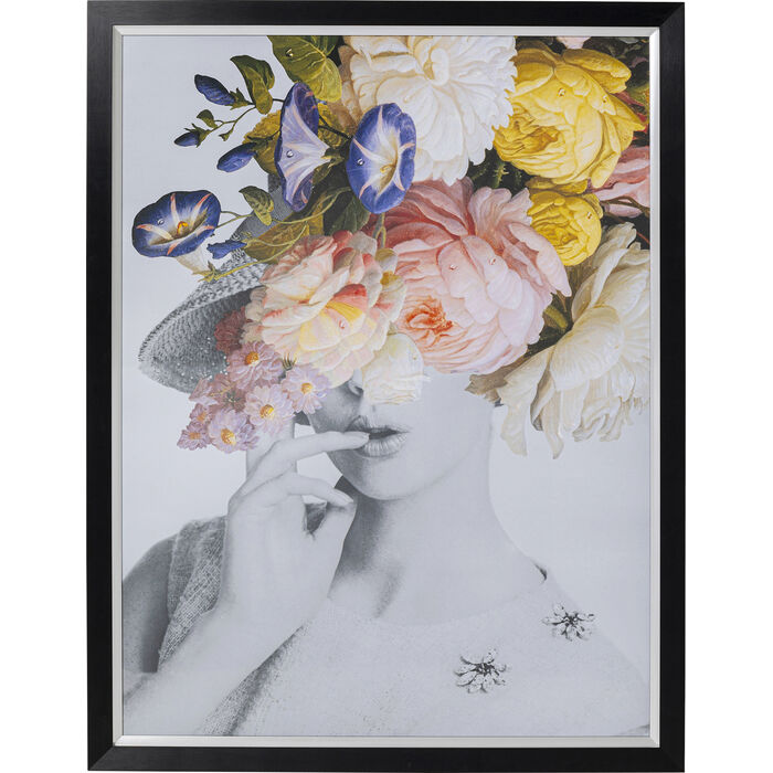 Picture Frame Flower Lady Pastel 117x1