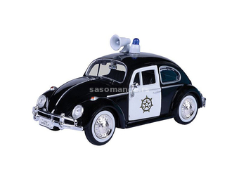 Metalni auto 1:24 VOLKSWAGEN BEETLE POLICE