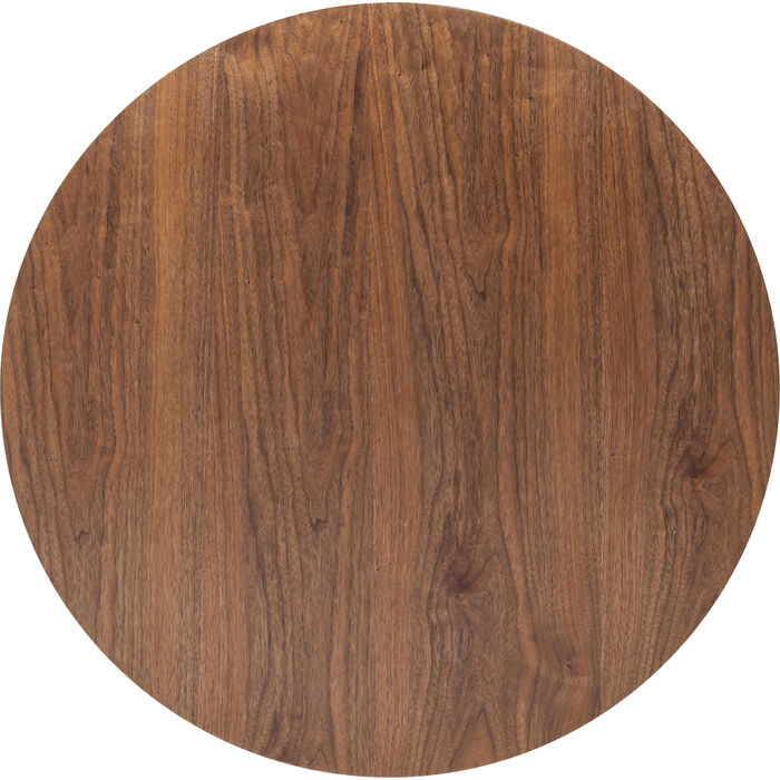 Table Top Invitation Round Walnut Ø90c