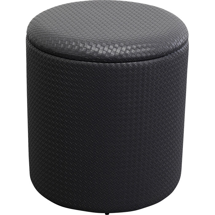 Stool Venezia Storage Anthracite Ø40cm