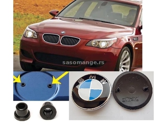 BMW ALU znak hauba/gepek E60 originalni reljefni 82 mm