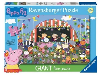 Ravensburger puzzle (slagalice) - Pepa prase velika podna puzla