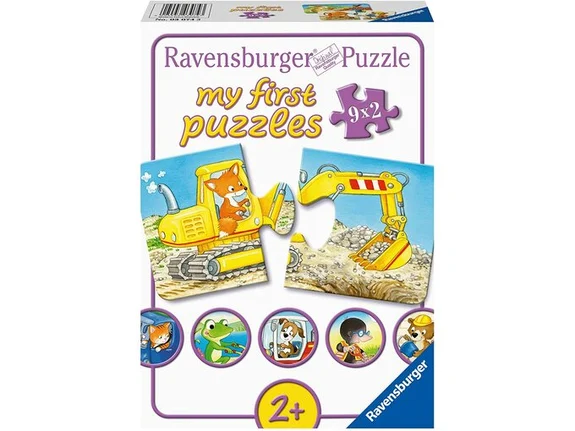 Ravensburger puzzle (slagalice) - Gradilište za životinje