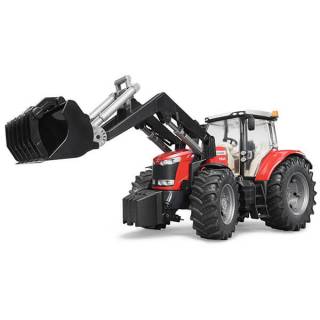 Traktor Bruder Massey Ferguson 7600 sa utovarivačem 030476