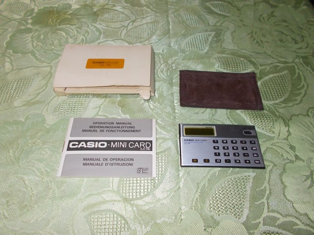 Casio - Mini card - LC-78 - kalkulator iz 1978 godine