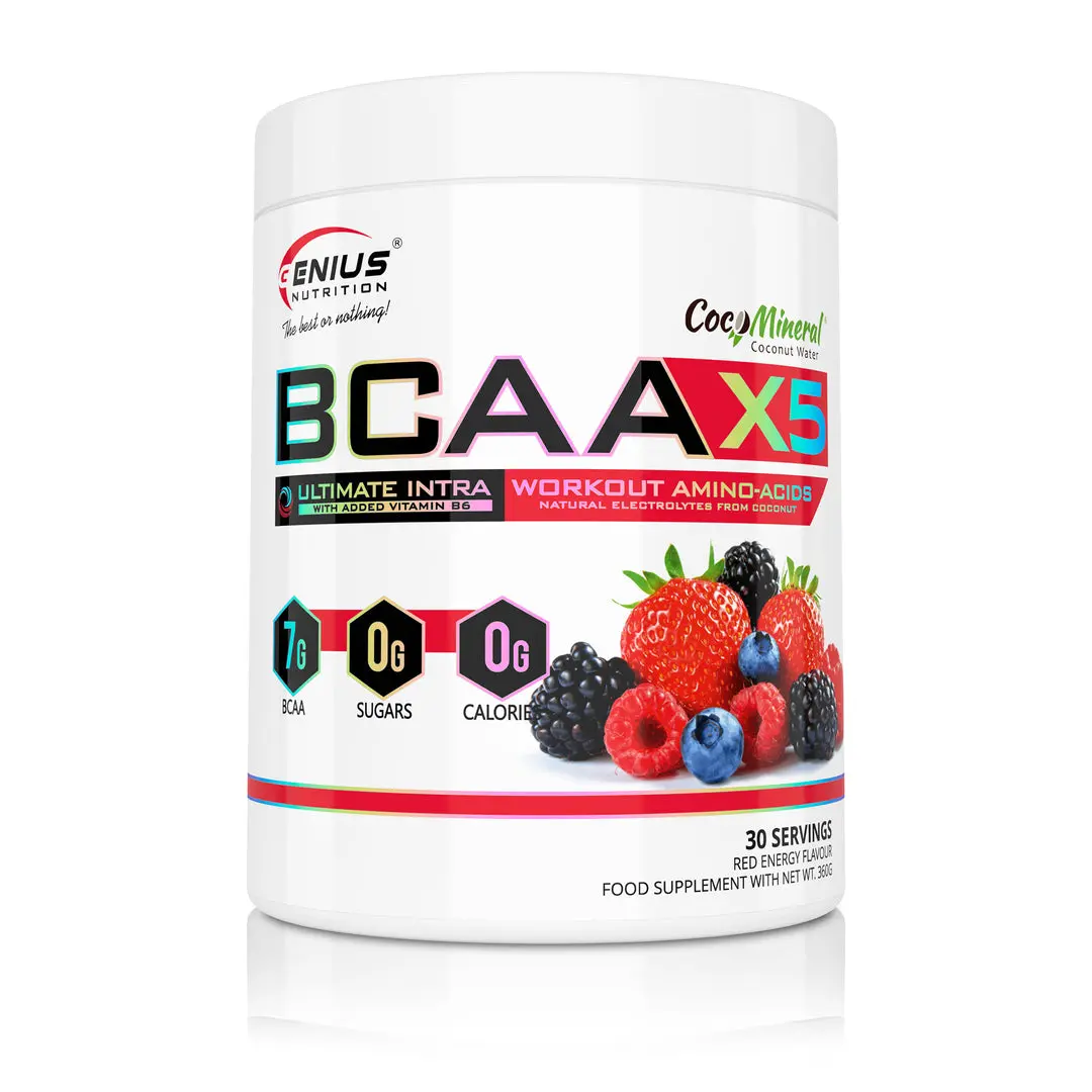 GENIUS NUTRITION BCAA X5, Šumsko Voće, 360g