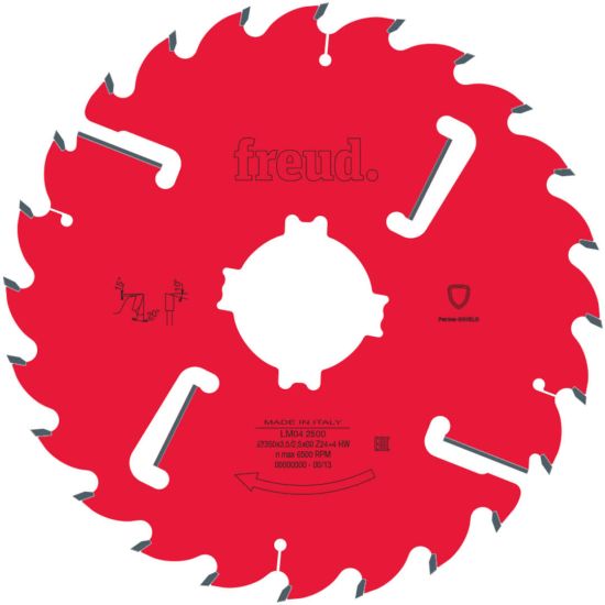 FREUD 350x3,5x80mm 24+2+4T list kružne testere sa čistačima za višelisni cirkular LM04 2500