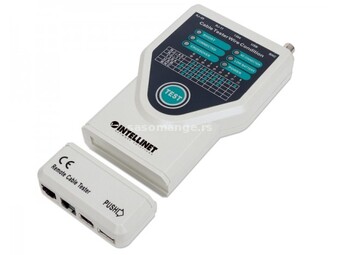 INTELLINET Cable tester 5 in 1 retail Box sivi