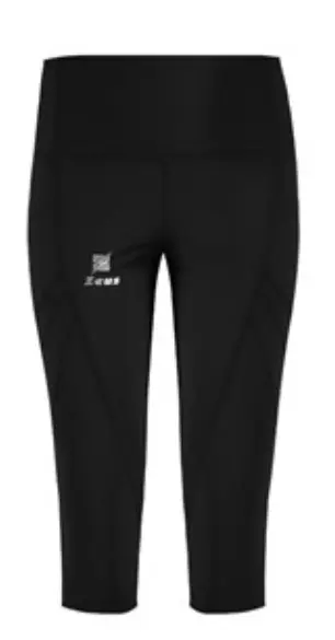 Zeus Pantalone za sport 3/4 Dyana, Crne