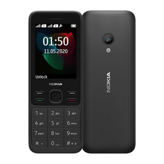 Mobilni telefon Nokia 150 2020, Crna, 2.4'', 320 x 240 px, 4 MB RAM, Micro SD, 0.3 Mpix