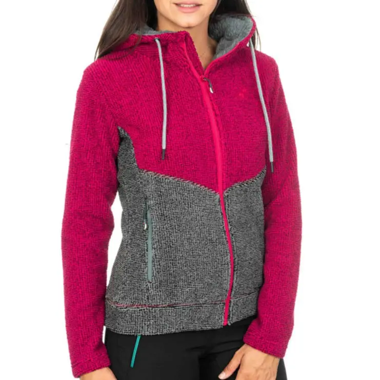 ALPENLUS Ženska jakna Wool Look 281 roze-siva