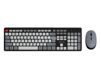 Tastatura i mis Aula AC308 Wireless Combo US/YU