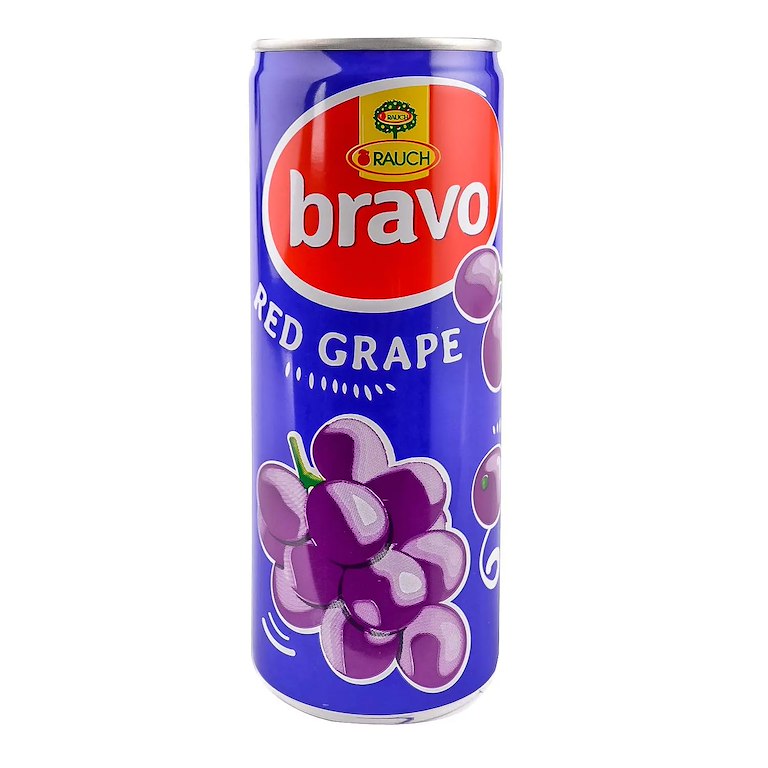 Rauch Bravo Negazirani sok Grožđe, 0.25l