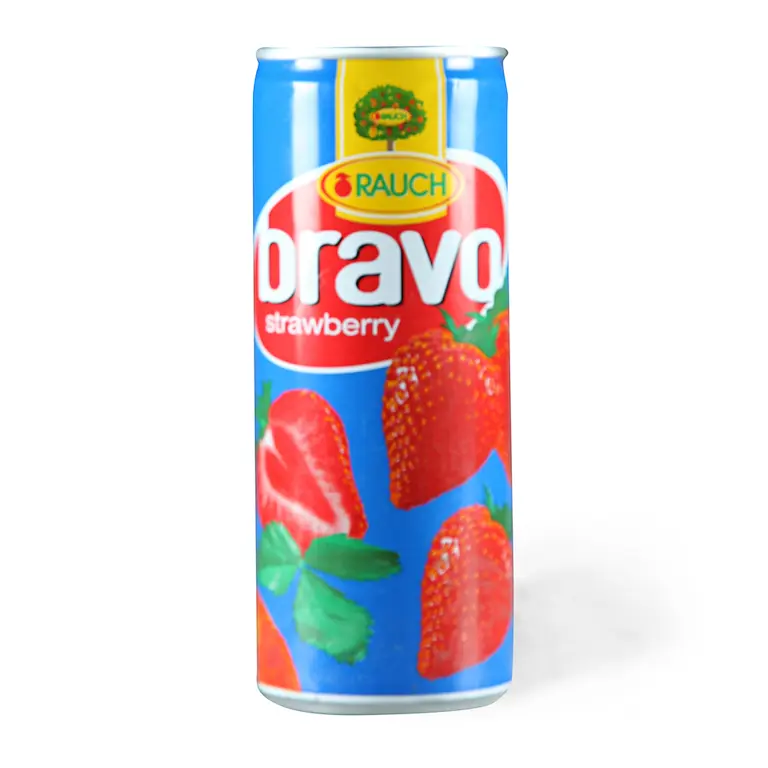 Rauch Bravo Negazirani sok Jagoda, 0.25l