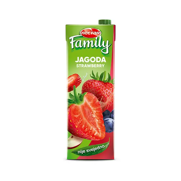 Nectar Family Negazirani sok Jagoda, 1.5L