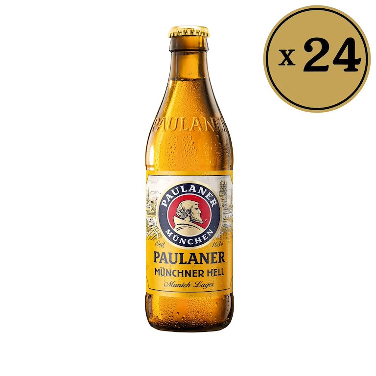 PAULANER Munchner Hell Pivo 0.33l, 24 komada