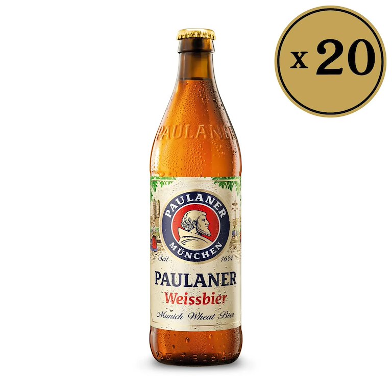 PAULANER Veissbier Pivo 0.5l, 20 komada