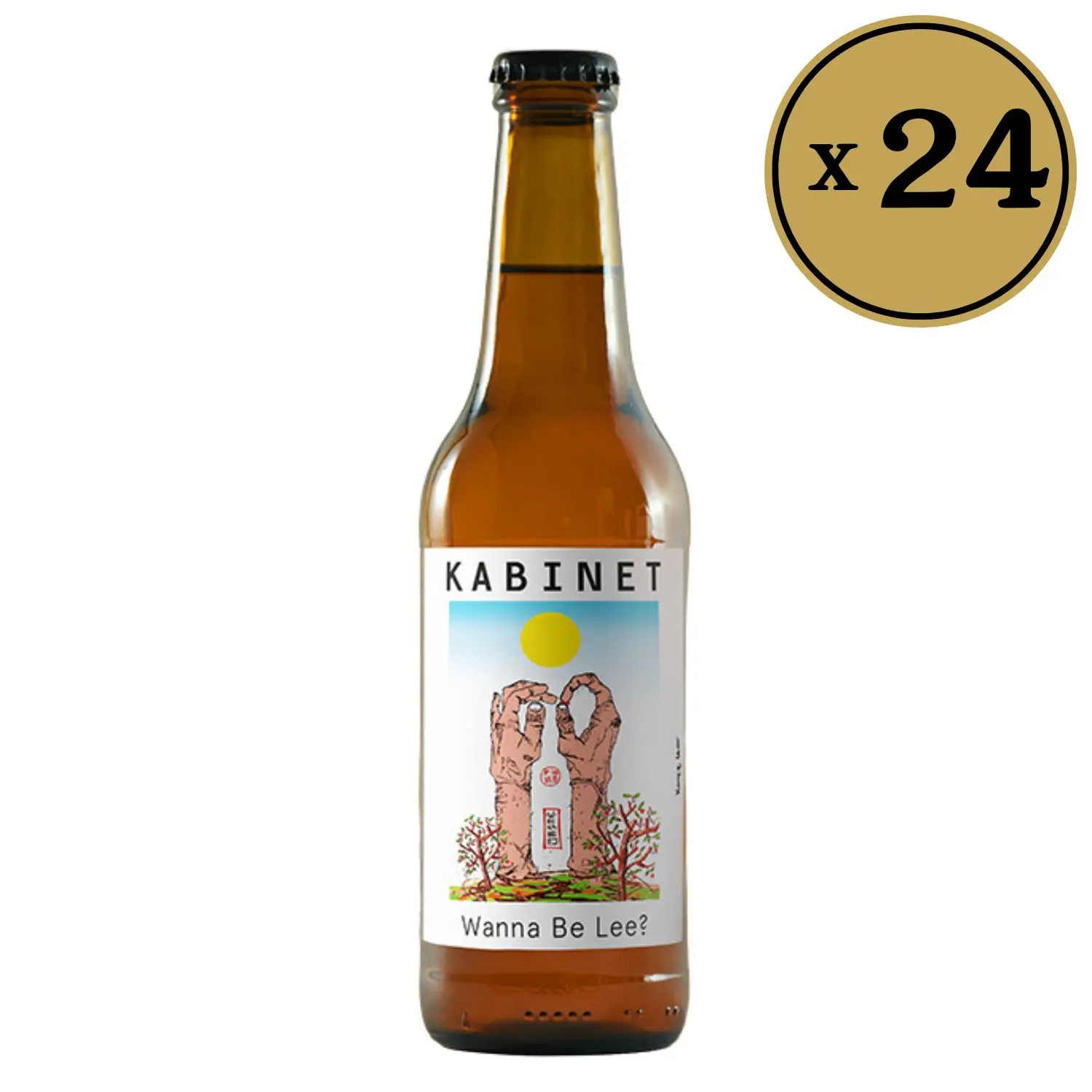 KABINET Pivo Wanna Be Lee? 0.33l, 24 komada