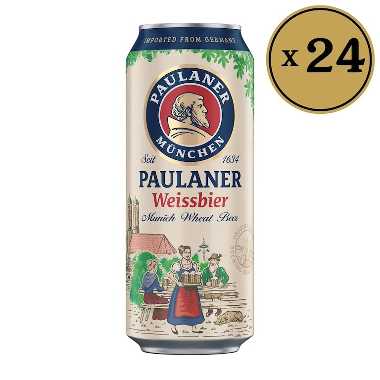 PAULANER Veissbier Pivo 0.5l, 24 komada