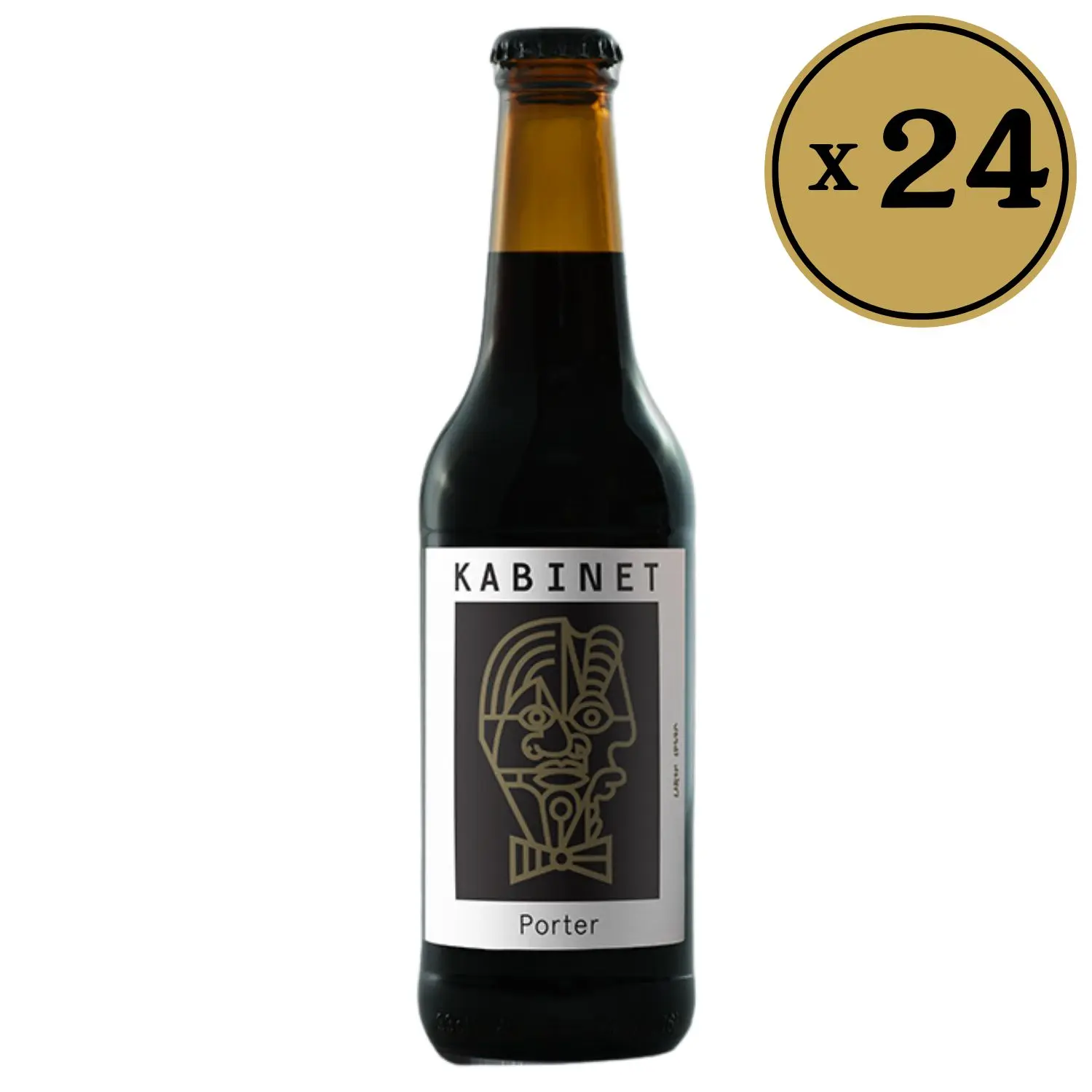 KABINET Pivo Porter 0.33l, 24 komada