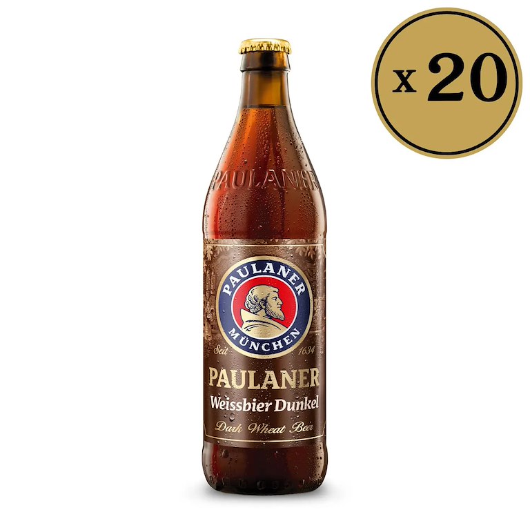 PAULANER Veissbier Dunkel Pivo 0.5l, 20 komada