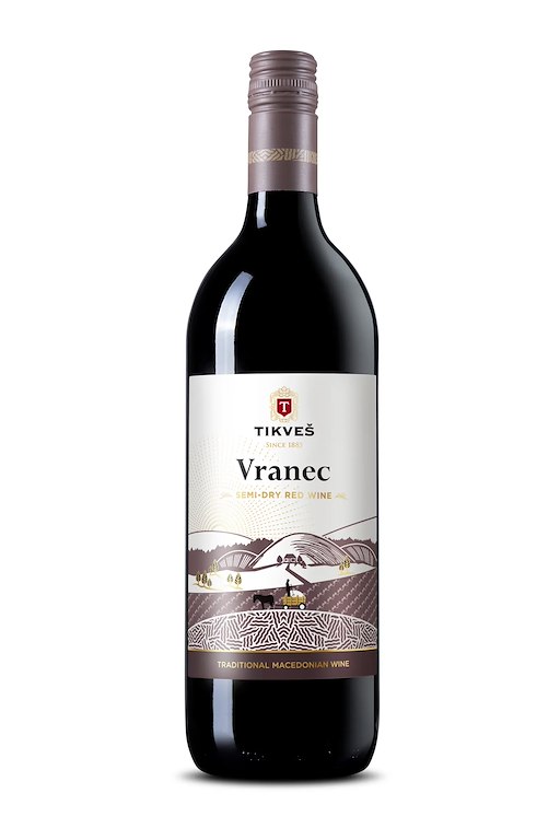 TIKVEŠ Crveno vino Vranec Standard 1L