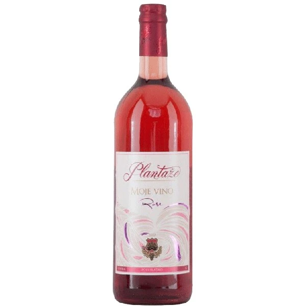 Plantaže Moje vino Roze, 1l