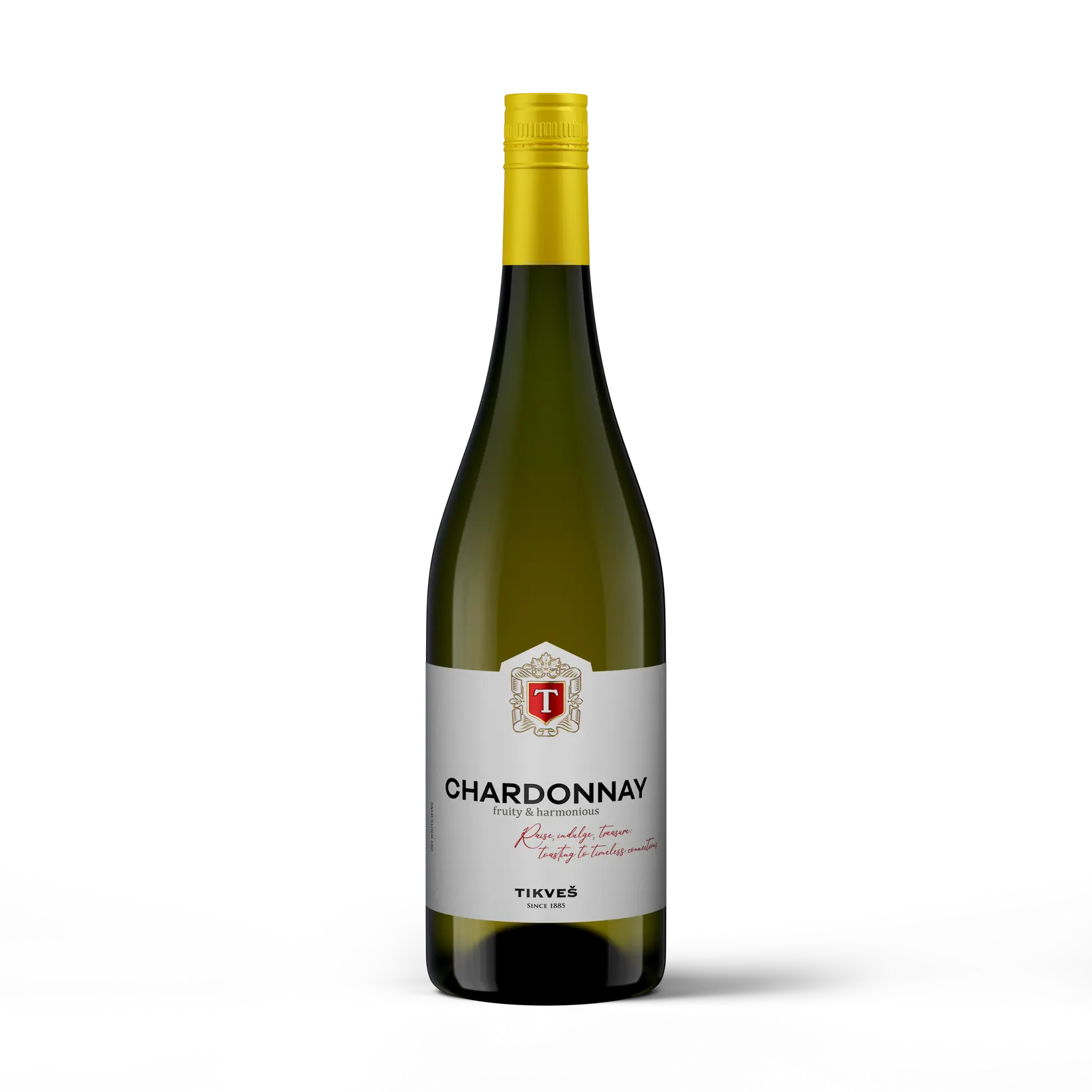 TIKVEŠ Chardonnay belo vino 0.75L