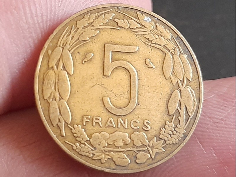 Kamerun, 5 franaka 1961