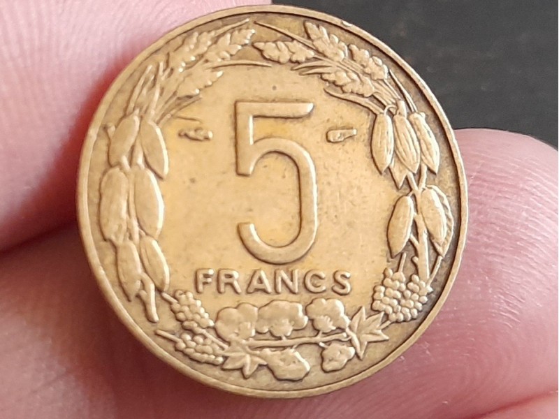 Kamerun, 5 franaka 1958