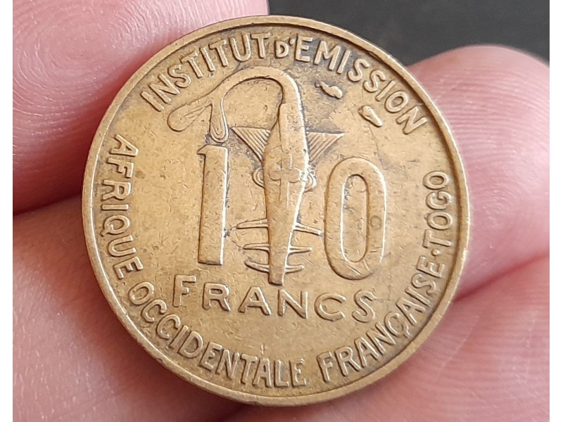 Togo, 10 franaka 1957