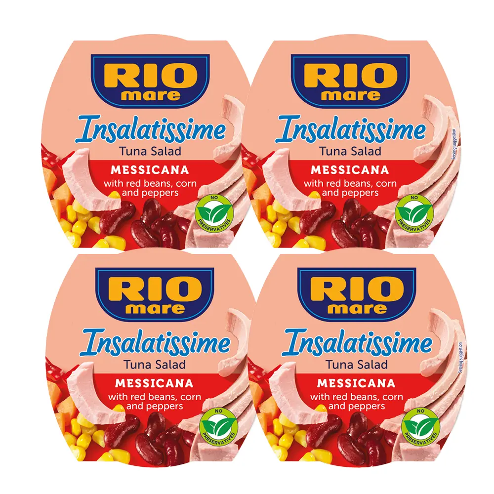 Rio Mare Insalatissime tuna salata Mexicana, 4x160g