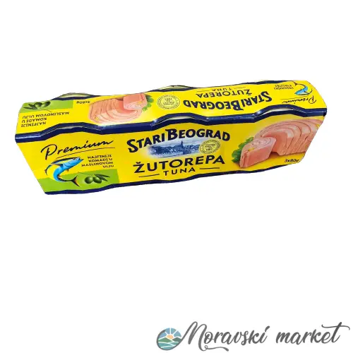 Stari Beograd Žutopera tuna, 3x 80g