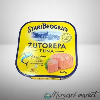 Stari Beograd Žutopera tuna, 4x 80g