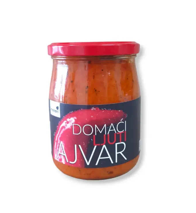 Manari Domaći ajvar, Ljuti, 550g