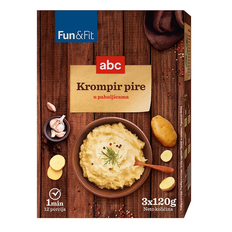 ABC Krompir pire, 3x120g