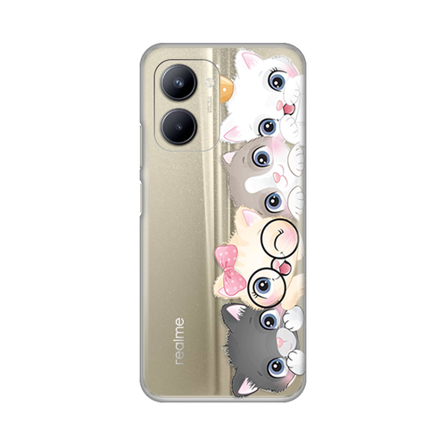 Torbica Silikonska Print Skin za Realme C33 Cats