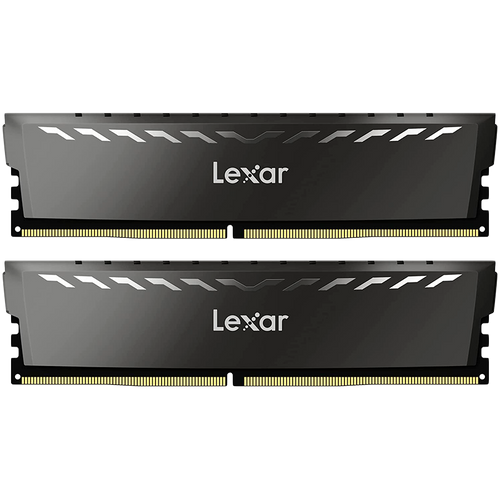 Lexar® 8GB THOR DDR4 3600 UDIMM XMP Memory with White heatsink. Dual pack