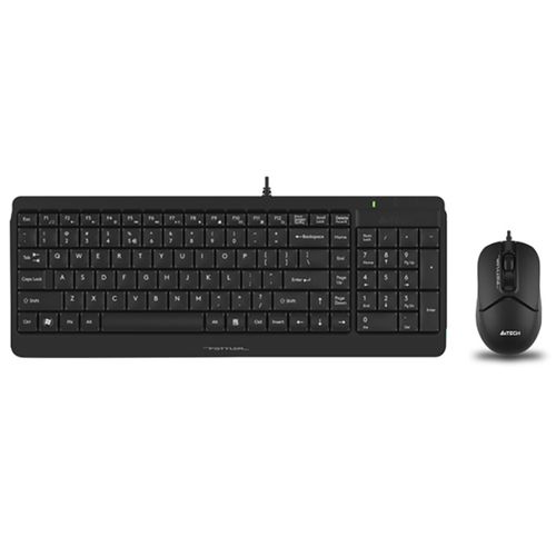 A4 TECH F1512S FSTYLER USB YU crna tastatura + USB crni miš