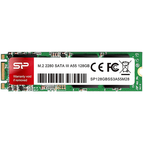 Silicon Power SP128GBSS3A55M28 M.2 SATA III 128GB, 2280, A55, Read up to 560MB/s, Write up to 530MB/s