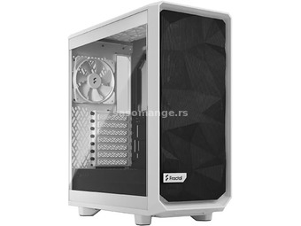 Kućište Fractal Design Meshify 2 Compact Lite White TG clear, FD-C-MEL2C-04