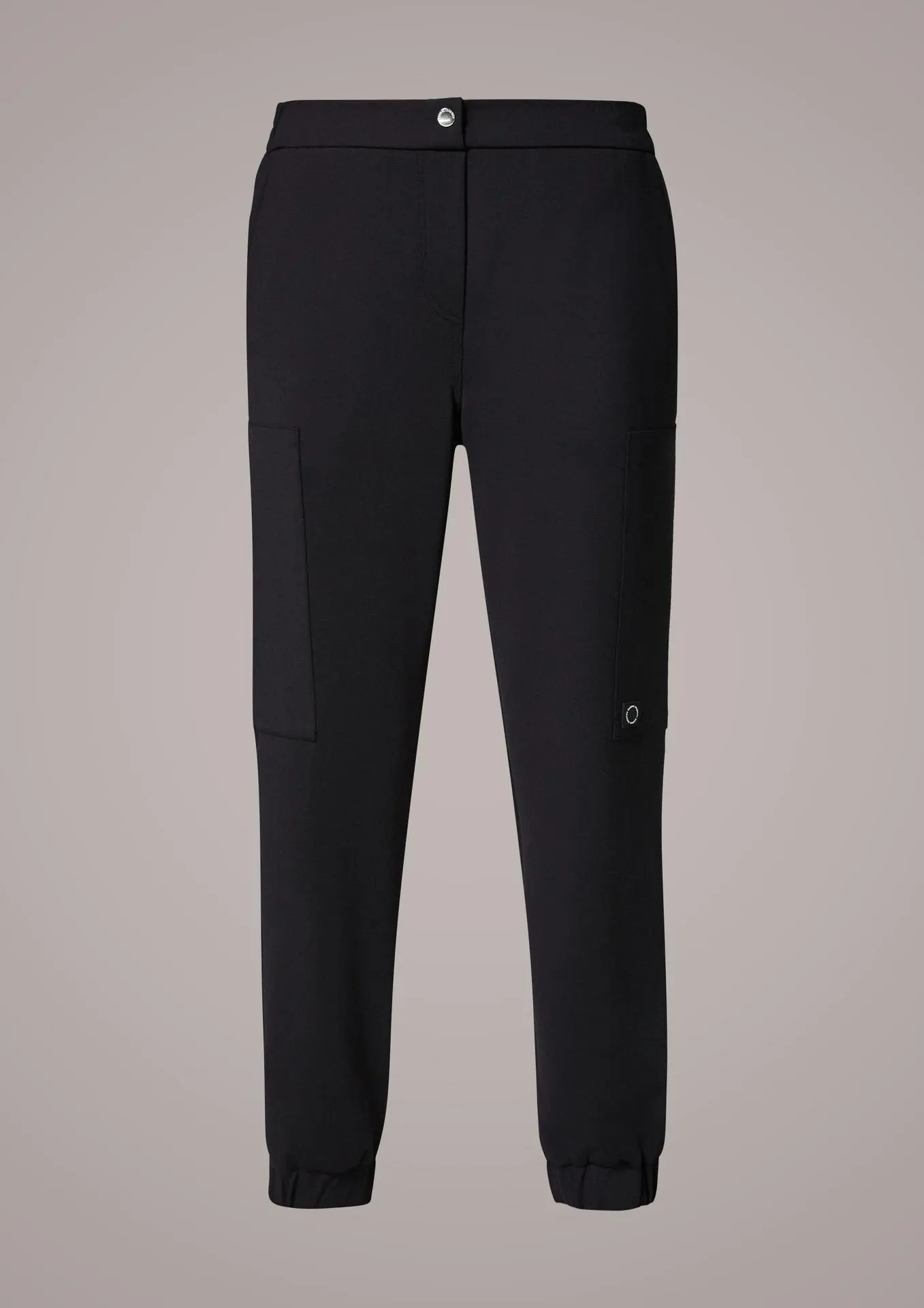 Comma Ženske pantalone Regular Fit, Crne