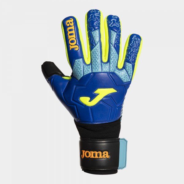 BRAVE GOALKEEPER GLOVES ROYAL FLUOR YELLOW 11