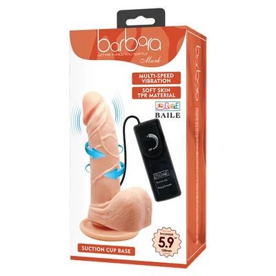 Vibro dildo u boji kože 15cm