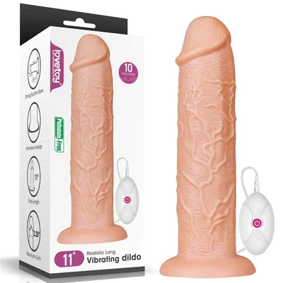 Vibro dildo u boji kože 28cm