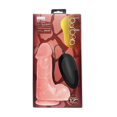 Vibro dildo boje kože 17cm